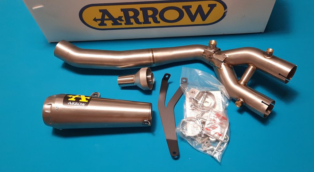 Arrow Racing Komplettanlage Half System Titan 71179HCP Yamaha YZF-R1 ...